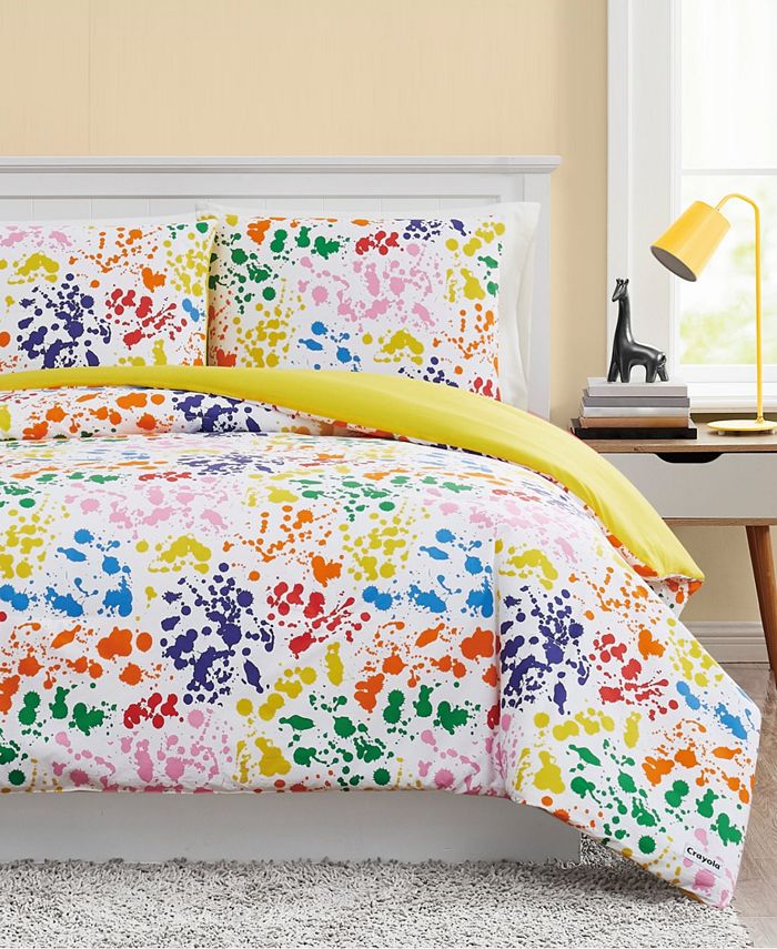 Crayola Splatter 2 Piece Comforter Set, Twin - Macy's