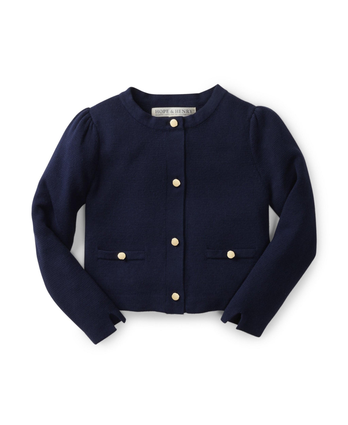 Click here for Hope & Henry Baby Girls Milano Stitch Cardigan - N... prices