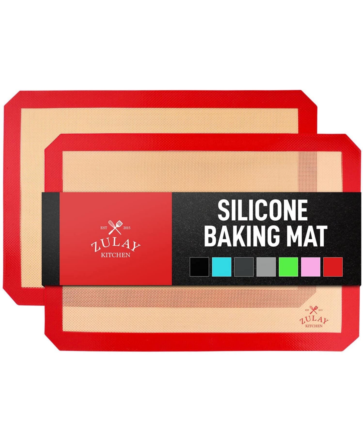 Click here for (2 Pack) Silicone Baking Mat Sheet Set - Reusable... prices