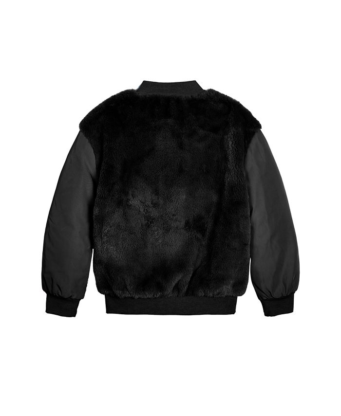 Epic Threads Toddler Girls Faux Fur Bomber Jacket, Created For Macy's ...