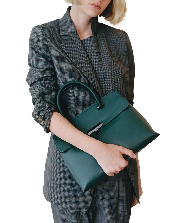 Calvin Klein Women's Becky Turnlock Convertible Satchel & Reviews ...