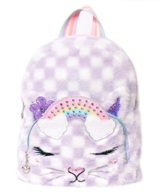 OMG! Accessories Big Girls Bella Checkerboard Rainbow Crown Mini ...
