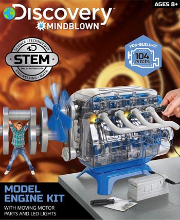 Discovery #MINDBLOWN Model Engine Kit, with Moving Parts and Lights ...