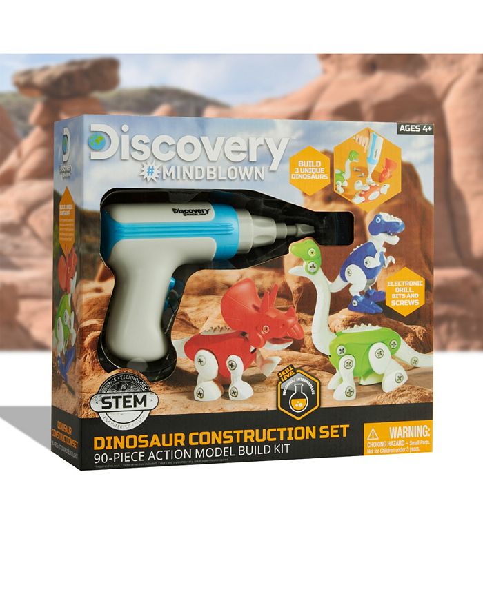 Discovery #MINDBLOWN Dinosaur Construction Action Model Build Set - Macy's