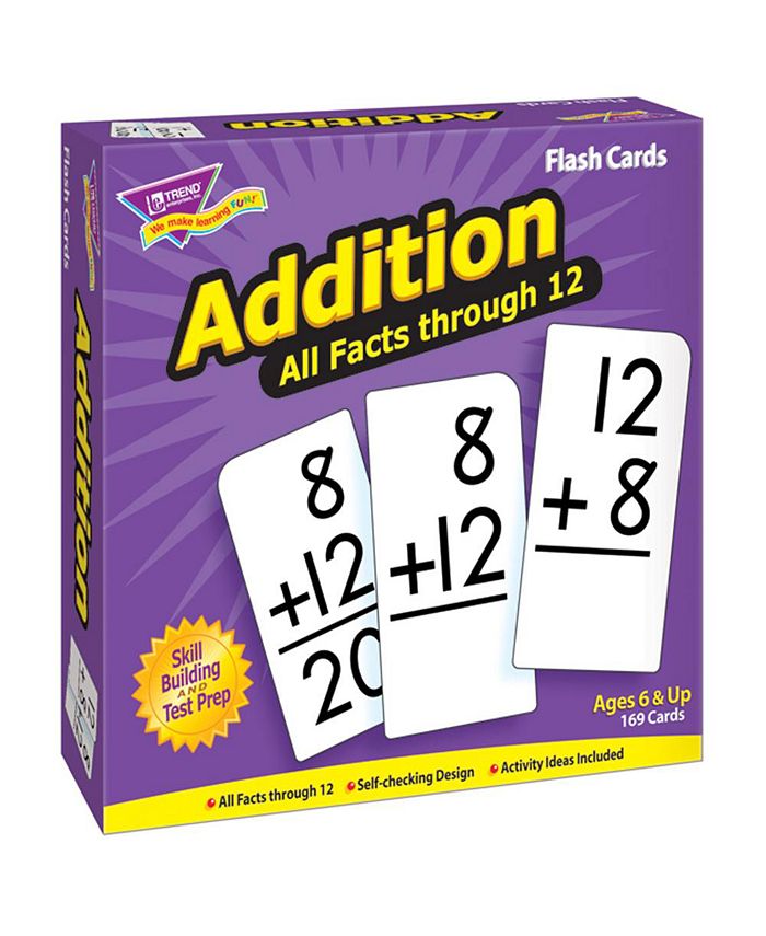 Trend Enterprises Addition 0-12 All Facts Skill Drill Flash Practice ...