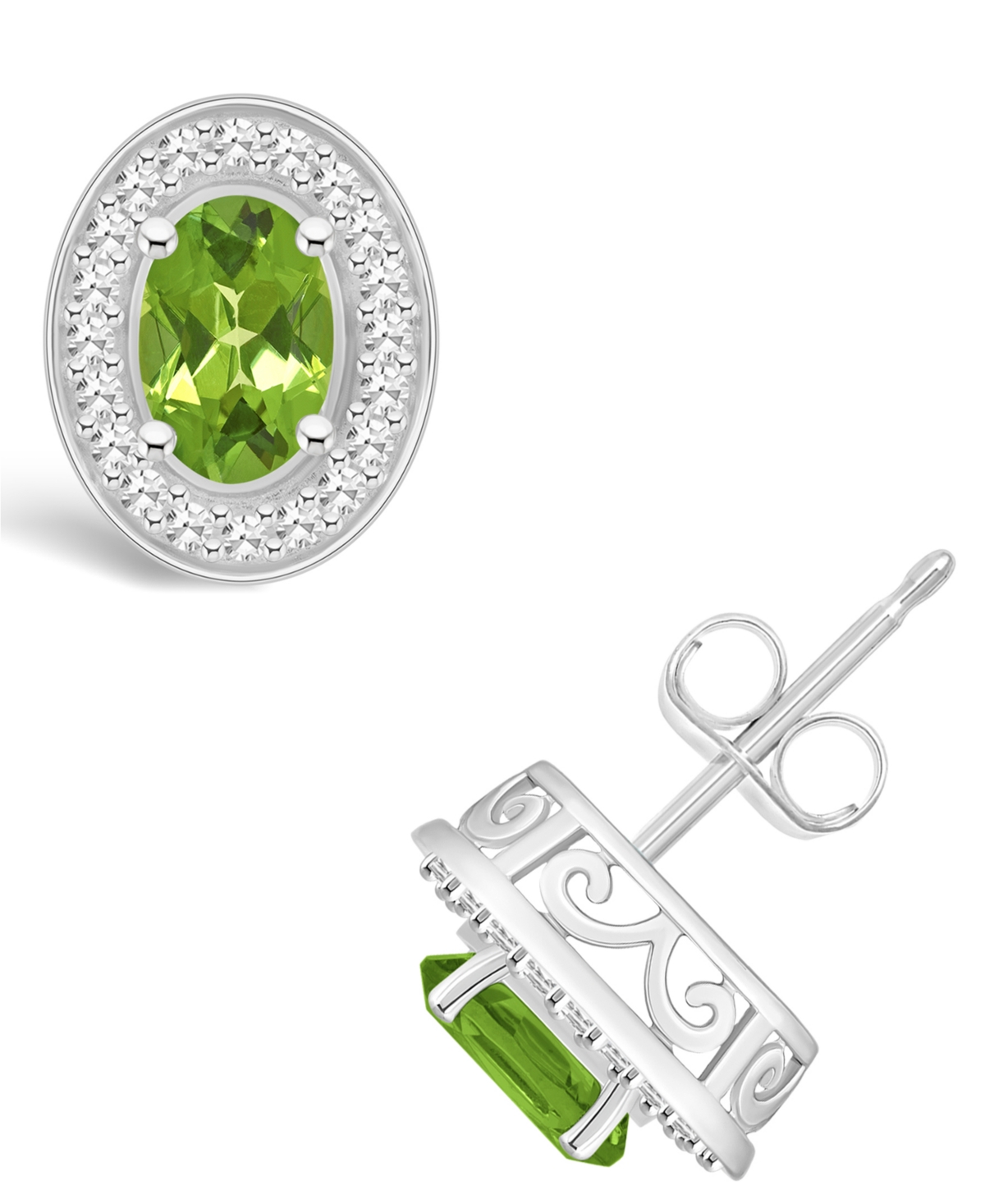 Click here for Macys Peridot (1-1/10 ct. t.w.) and Diamond (1/5 c... prices