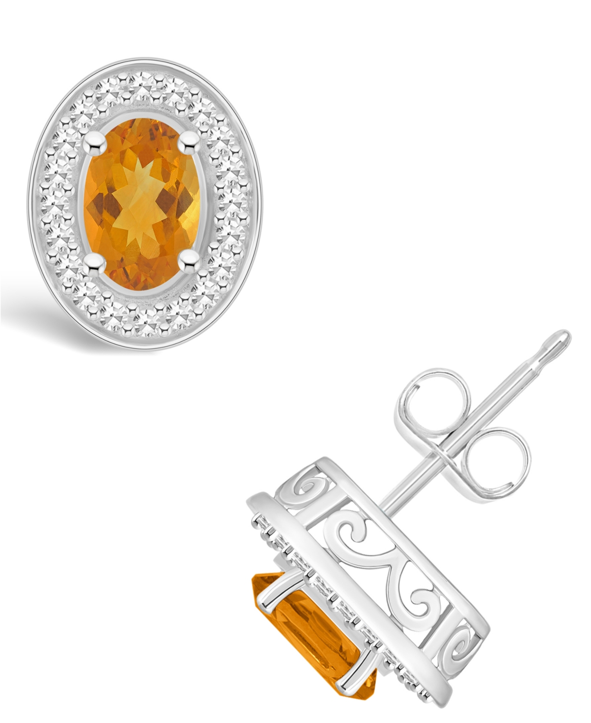 Click here for Macys Citrine (9/10 ct. t.w.) and Diamond (1/5 ct.... prices