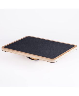 StrongTek Advanced Professional Wooden Balance Rocker Board, Support Up ...