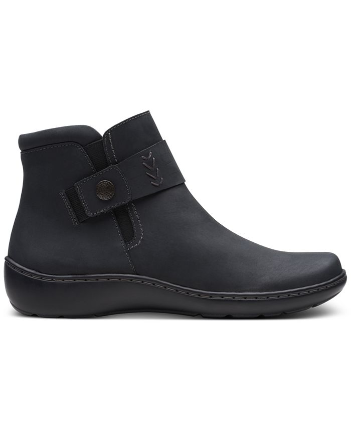 Clarks Women's Cora Rae Button Strap Ankle Booties - Macy's