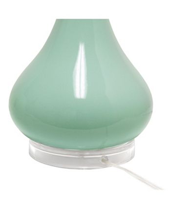 Lalia Home Droplet Table Lamp with Fabric Shade - Macy's