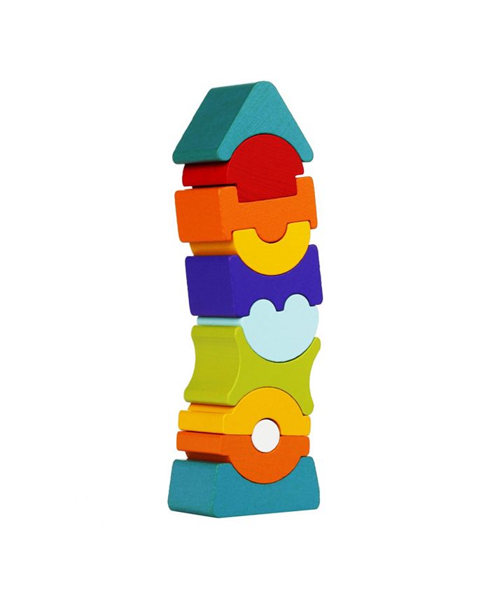 Kobal Sales and Marketing Ltd Toys Levenya Building Blocks Wood Leaning ...