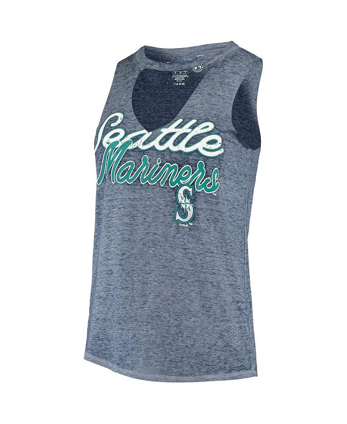 Concepts Sport Women's Navy Seattle Mariners Loyalty Choker Neck Tank ...