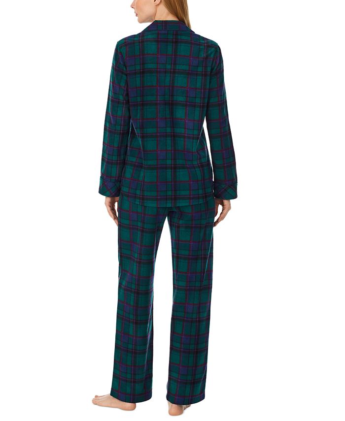 Lauren Ralph Lauren Petite Floral Microfleece Packaged Pajamas Set ...