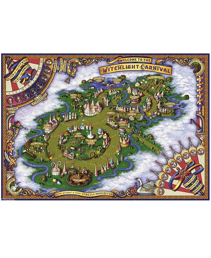 Gale Force Nine D D The Wild Beyond the Witchlight 5 Piece Map Dungeons ...