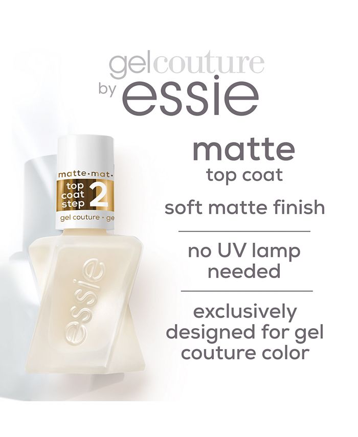 Essie Gel Couture Matte Top Coat - Macy's