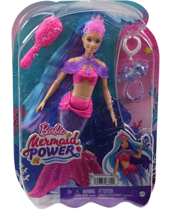 Barbie Mermaid Power Doll and Accessories - Macy's