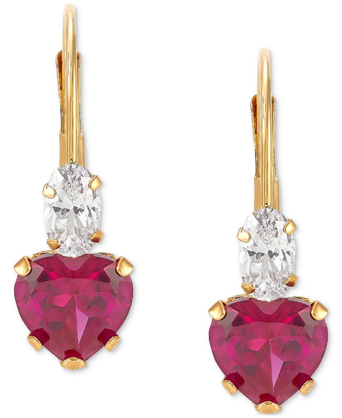 Click here for Lab-Grown Pink Sapphire (2 ct. t.w.) & Cubic Zirco... prices
