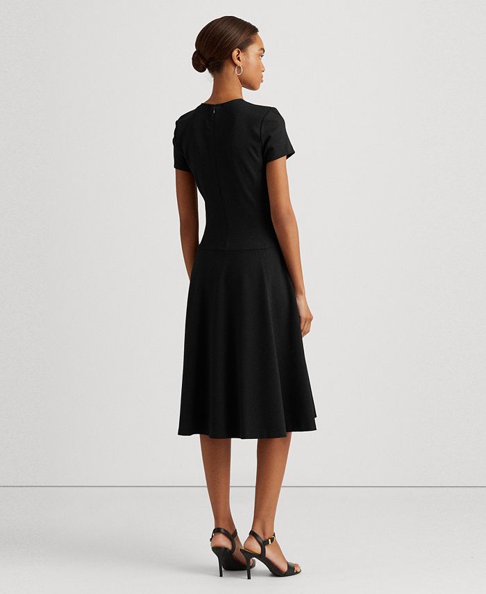 Lauren Ralph Lauren Women's Ponte Short-Sleeve Dress - Macy's