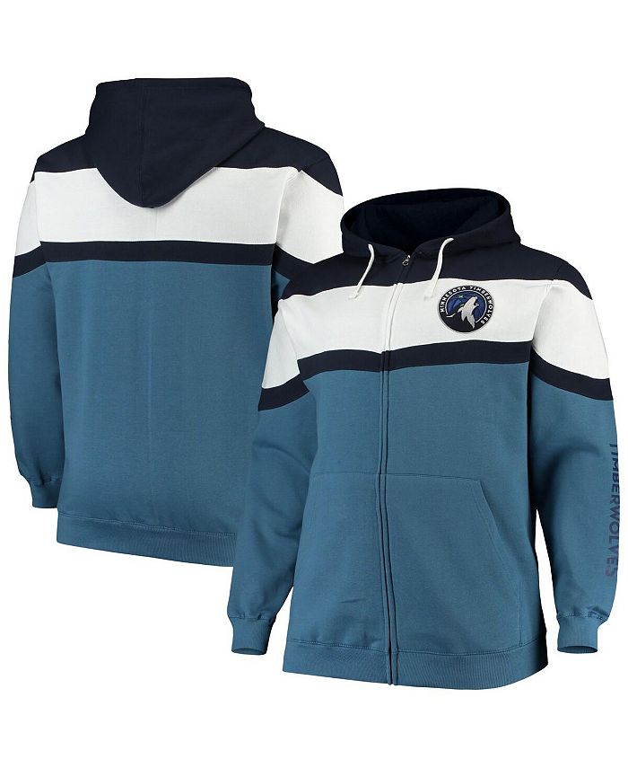 Profile Men's Majestic Navy, Blue Minnesota Timberwolves Color Block ...