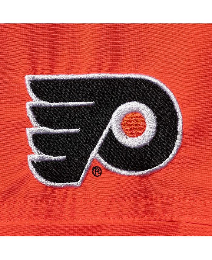 Antigua Men's Orange Philadelphia Flyers Kickoff Fishing Button-Up ...