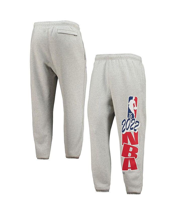 Nike Men's Heathered Gray NBA Team 31 75th Anniversary Courtside Fleece ...