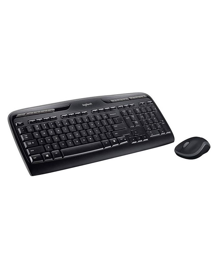 Logitech Mk320 Wireless Keyboard And Mouse Combo Black - Macy's