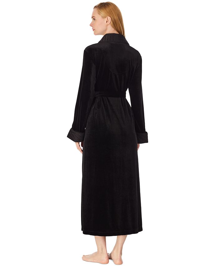 Lauren Ralph Lauren Women's Velvet Quilted-Collar Robe & Reviews - All ...