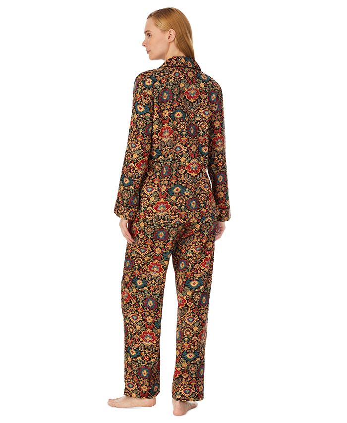 Lauren Ralph Lauren Petite Paisley-Print Pajamas Set - Macy's