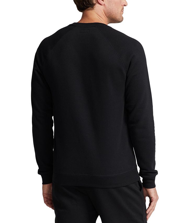 Polo Ralph Lauren Men's Brushed Fleece Long Sleeve Raglan Crewneck Top ...