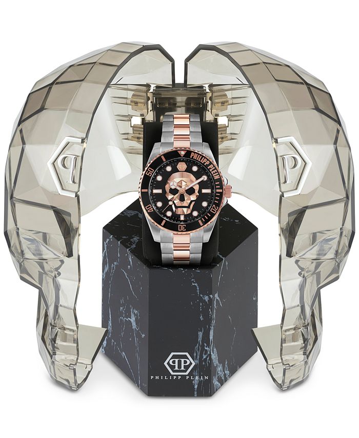 Philipp Plein Men's The $kull Two Tone Stainless Steel Bracelet Watch ...