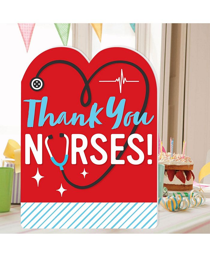 Big Dot of Happiness Thank You Nurses - Nurse Appreciation Giant ...