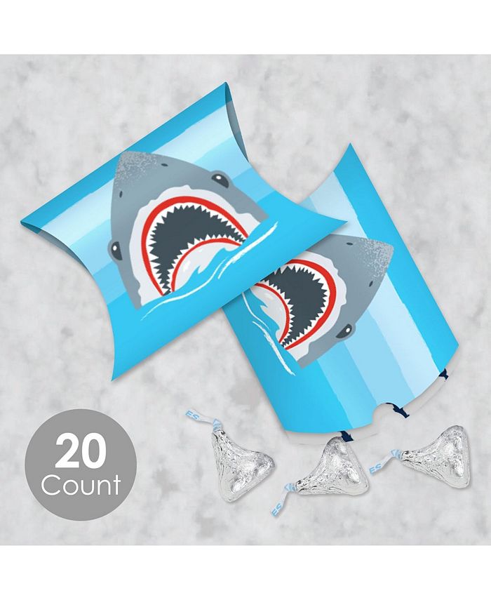Big Dot of Happiness Shark Zone - Favor Gift Boxes - Jawsome Shark ...