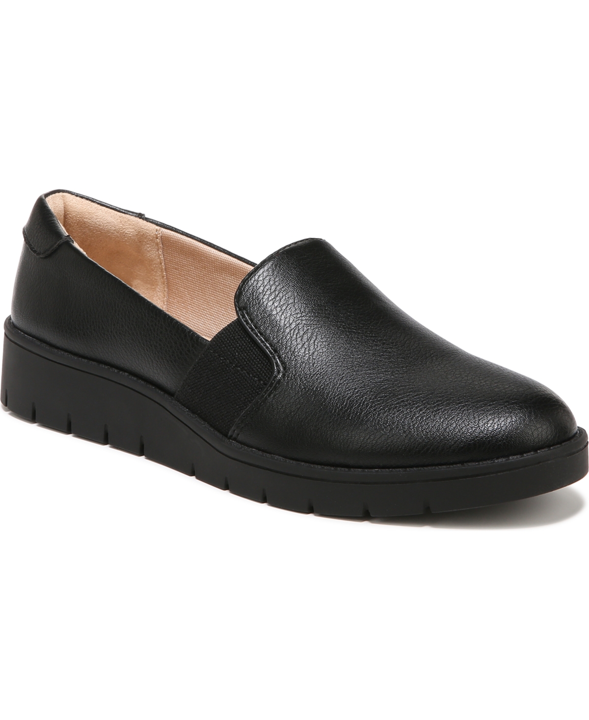 Click here for LifeStride On The Go Slip Ons - Black Faux Leather prices
