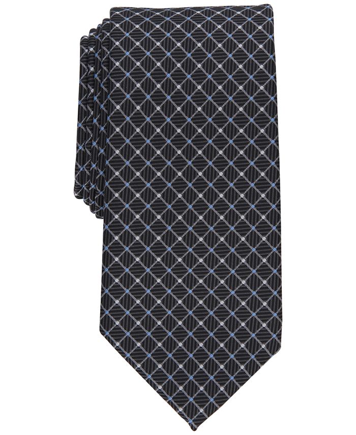 Club Room Men's Kaur Classic Geometric Neat Tie, Created for Macy's ...