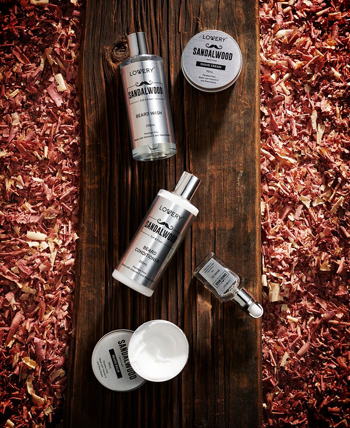 Lovery Men's 10-Pc. Sandalwood Beard Grooming Gift Set - Macy's