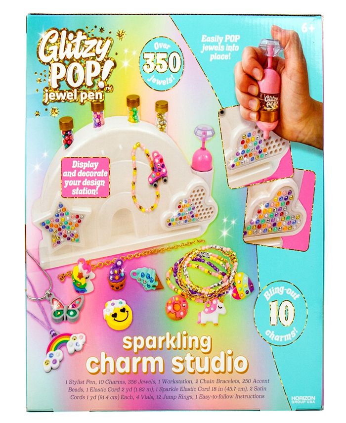 Glitzy Pop Sparkling Charm Studio Playset - Macy's