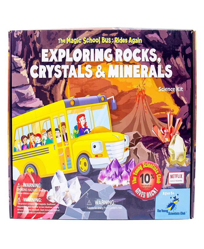 The Magic School Bus Exploring Rocks, Crystals Minerals Playset - Macy's