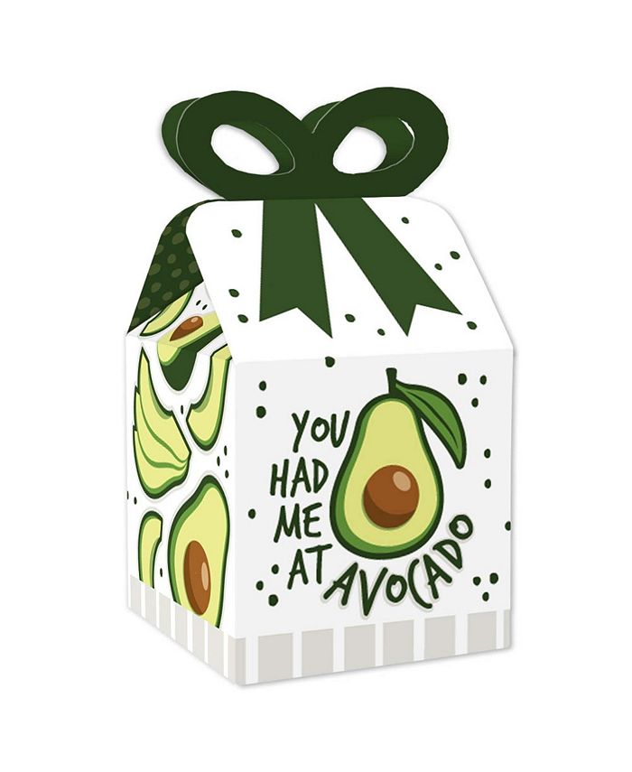 Big Dot of Happiness Hello Avocado - Square Favor Gift Boxes - Fiesta ...