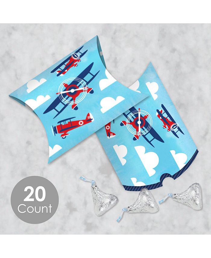 Big Dot of Happiness Taking Flight - Airplane - Favor Gift Boxes ...