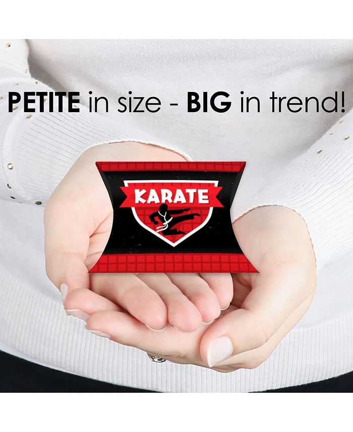 Big Dot of Happiness Karate Master - Favor Gift Boxes - Martial Arts ...