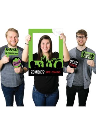 Big Dot of Happiness Zombie Zone - Halloween or Birthday Zombie Crawl ...