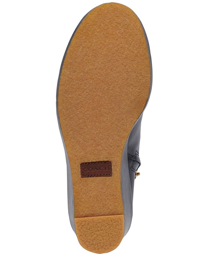 COACH Women's Brady Platform Wedge Booties - Macy's