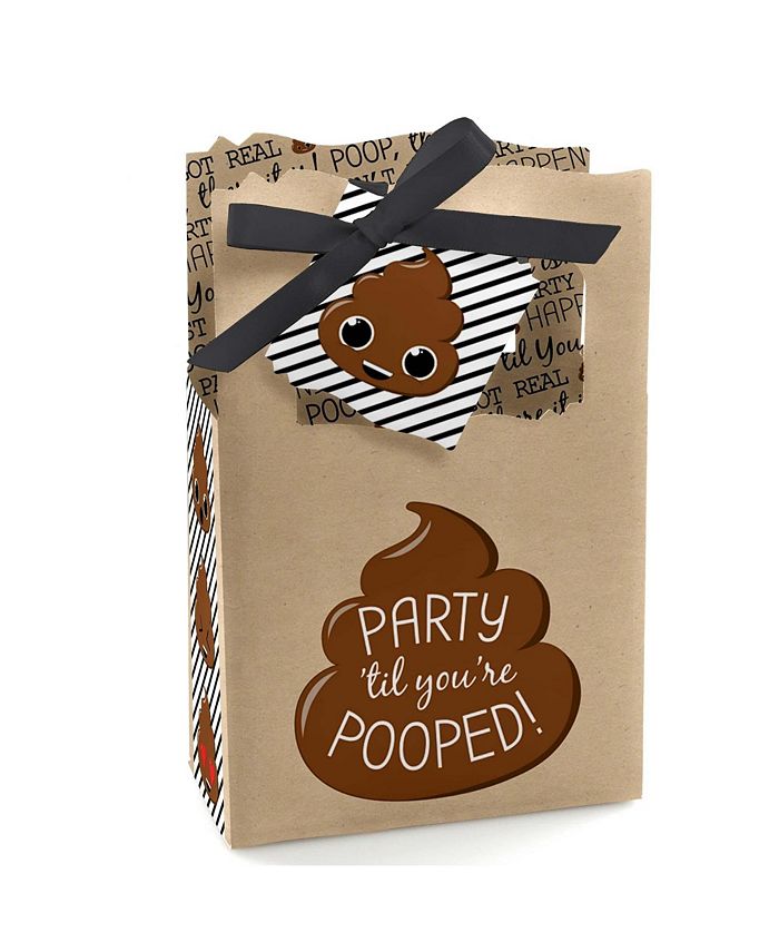 Big Dot of Happiness Party 'Til You're Pooped - Poop Emoji Party Favor ...