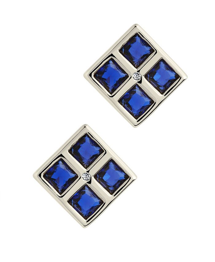 Sterling Forever Cubic Zirconia Fiya Stud Earrings - Macy's