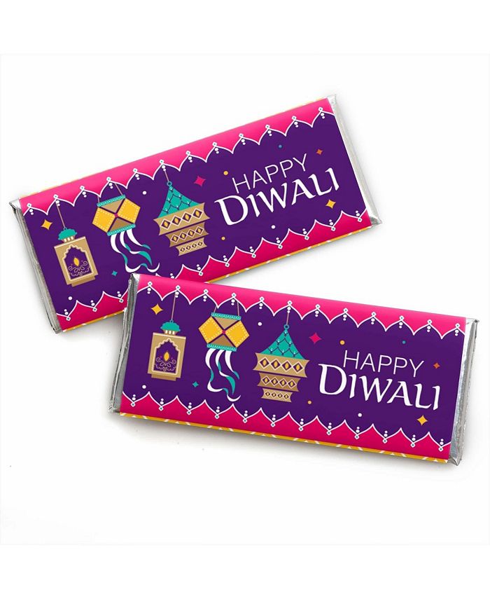 Big Dot of Happiness Happy Diwali - Candy Bar Wrapper Festival of ...