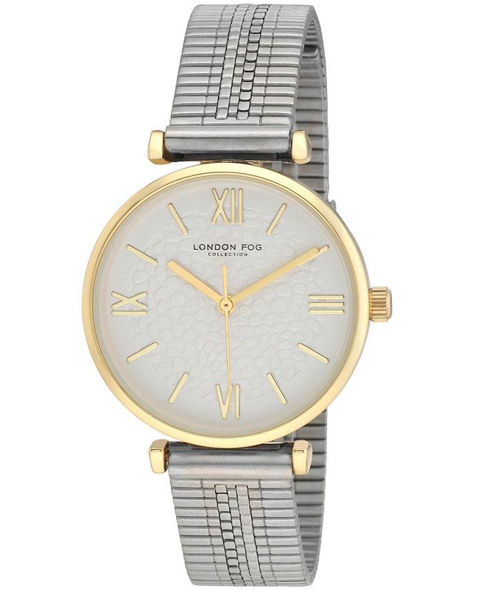 London Fog Women's Wembley Silver-Tone Alloy Bracelet Watch 32mm - Macy's