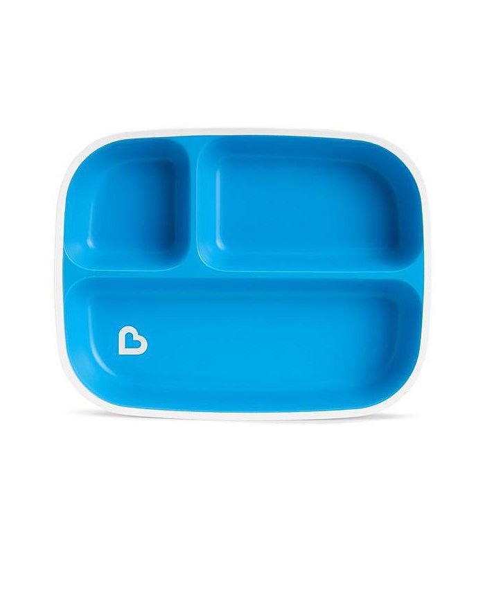 Munchkin Splash Toddler Divided Plates, Blue/Green, 2 Pack - Macy's