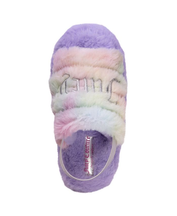 Juicy Couture Little Girls Colgate Slip On Strap Slippers - Macy's