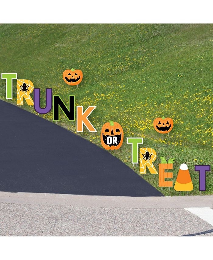Big Dot of Happiness Trunk or Treat - Yard Sign Outdoor Lawn ...