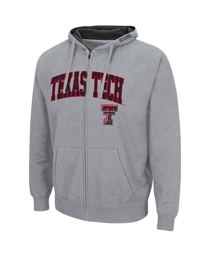 Colosseum Men's Heathered Gray Texas Tech Red Raiders Arch and Logo 3.0 ...